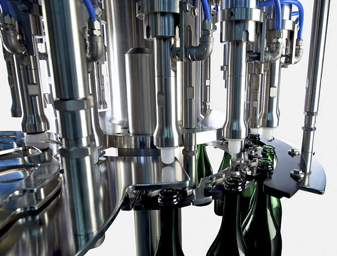 Capsuleuse à pression / automatique / de bouteilles / pour l'industrie ...