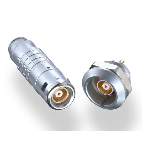 Connecteur étanche - 4M Series - LEMO - audio/vidéo / triaxial / push-pull