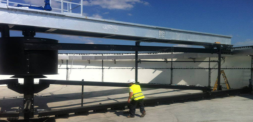 Clarificateur circulaire / avec pont racleur - PTC - WAMGROUP S.p.A