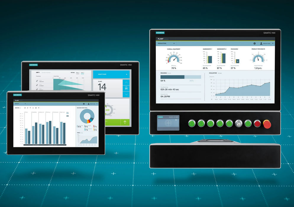 Panel PC LCD - Siemens PC-based Industrial Automation - 22" / 15" / 19"