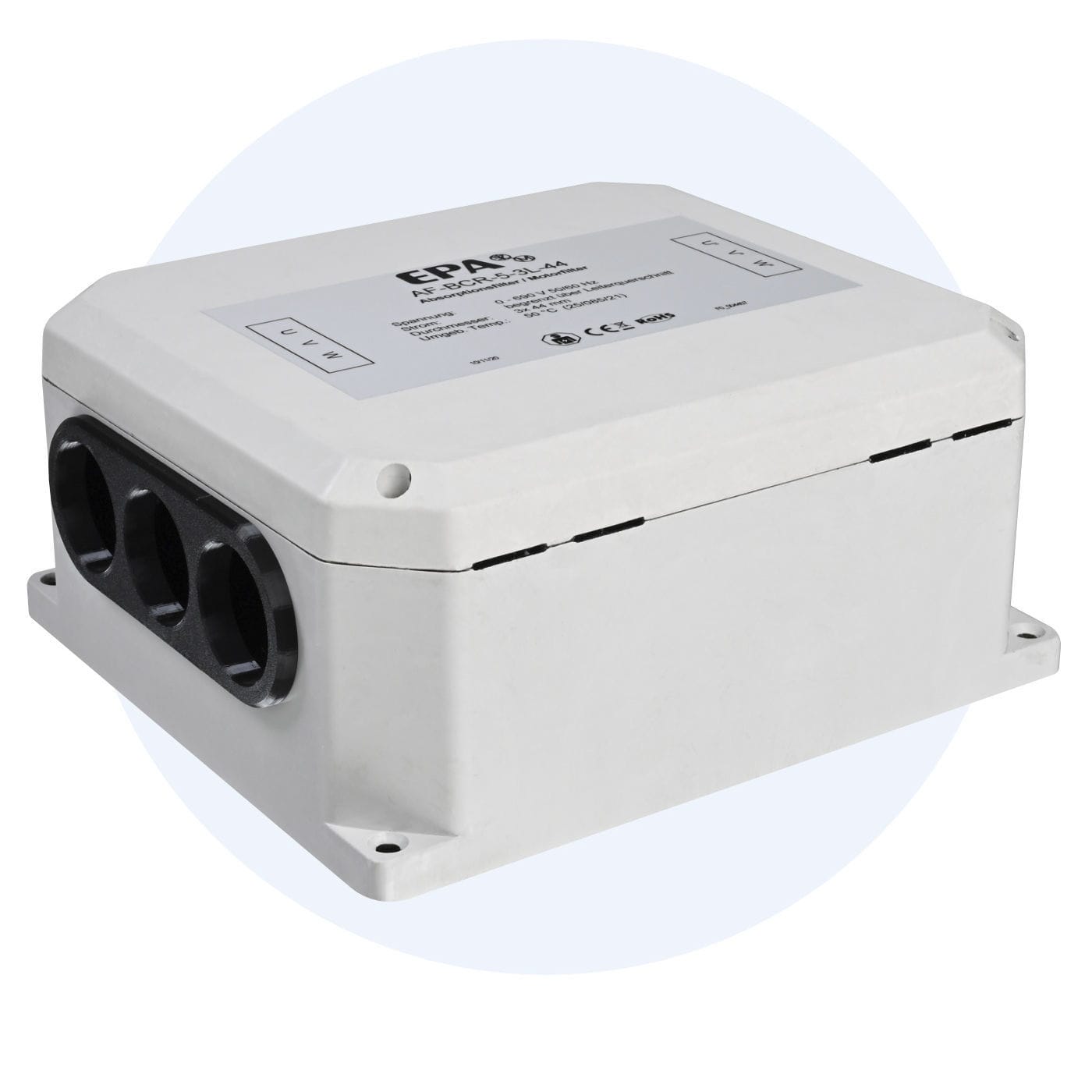 Filtre par absorption - AF-BCR - EPA GmbH - moteur