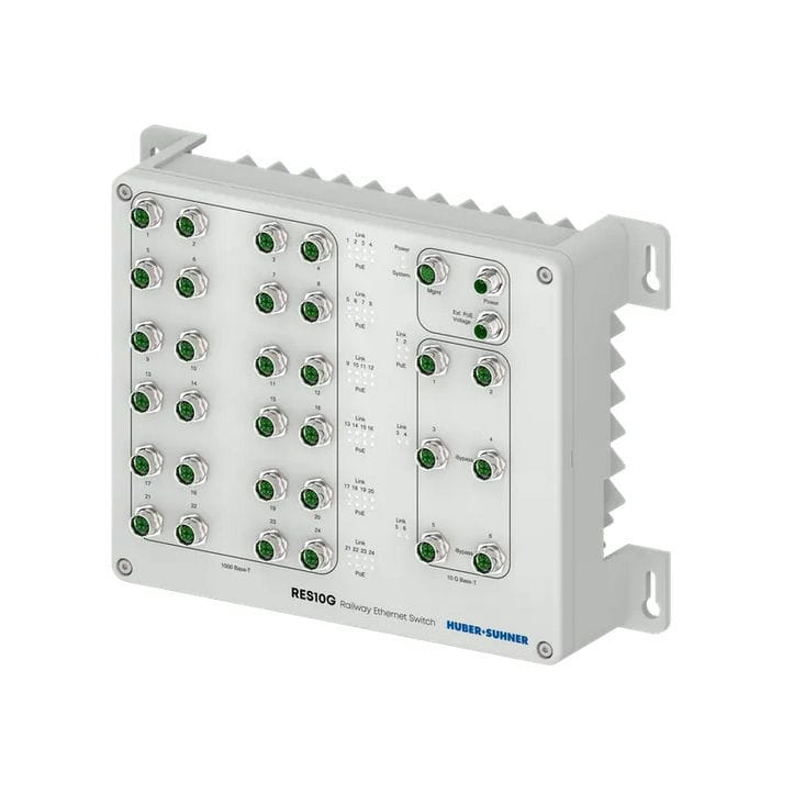 Commutateur Ethernet administrable - RES10G-3006BB-26P - HUBER+SUHNER ...