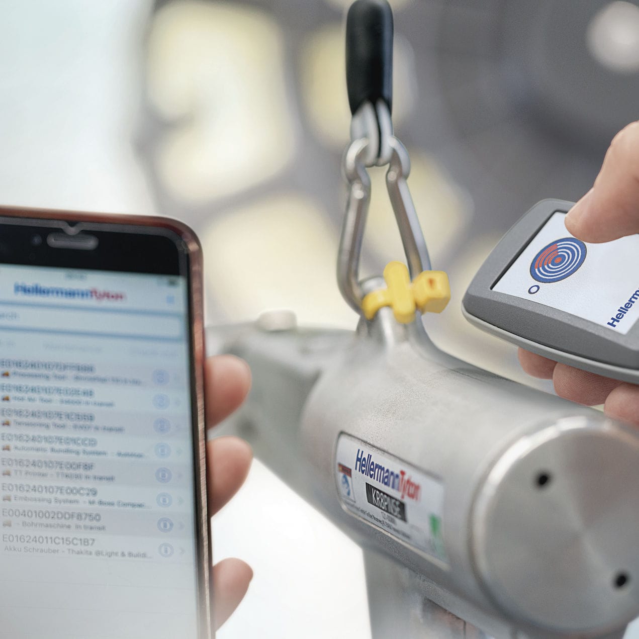 Lecteur RFID sans fil - HellermannTyton España - HF