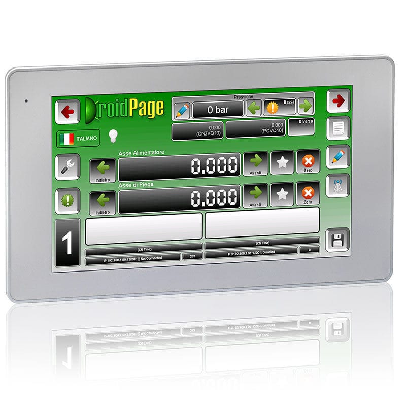 Interface homme-machine à écran tactile - HMIS10 - Sipro srl ...