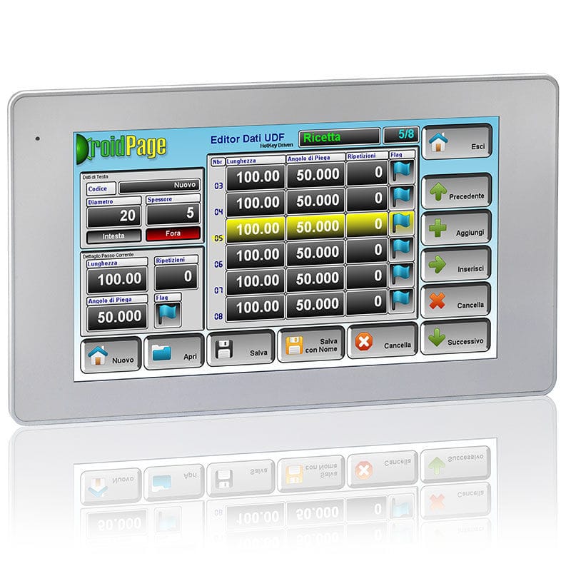 Interface homme-machine à écran tactile - HMIS12 - Sipro srl ...