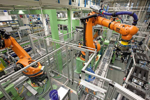 Ligne d'assemblage automatisée - GROB-WERKE - semi-automatique