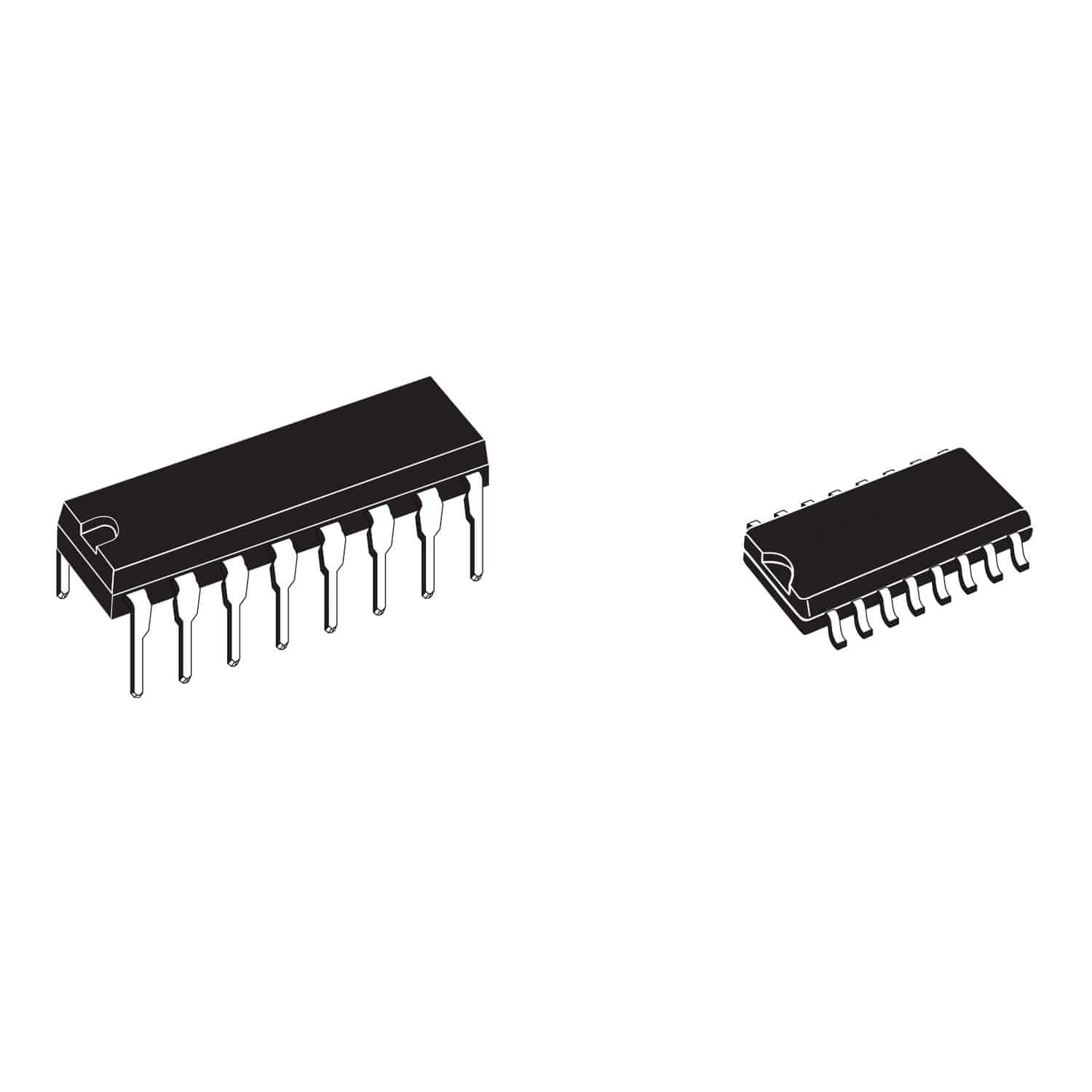 Multiplexeur circuit intégré - HCF4051 - STMicroelectronics ...