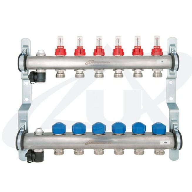 Manifold multivoie - 60010221 series - Unidelta S.p.A. - en acier inox / d'arrêt