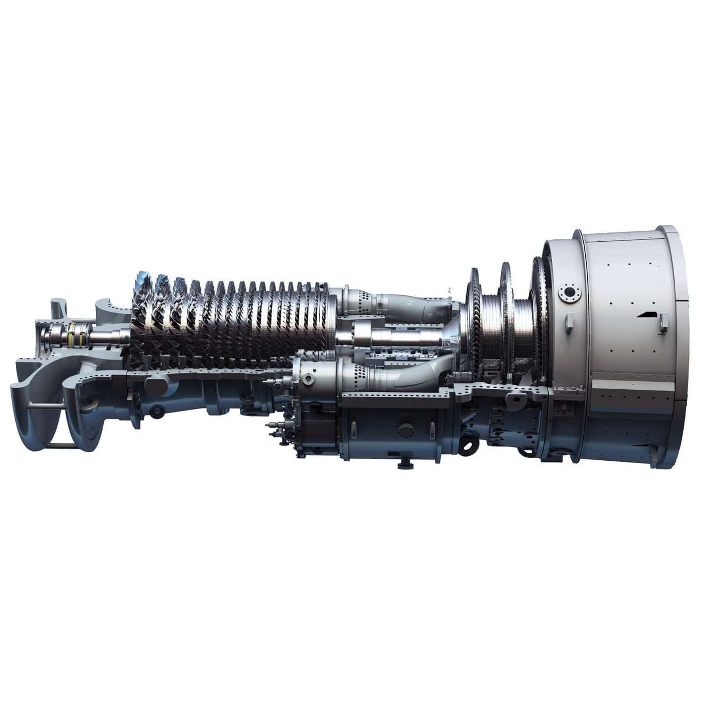 Turbine à gaz - 7F series - GE Gas Turbines - pour la production d ...