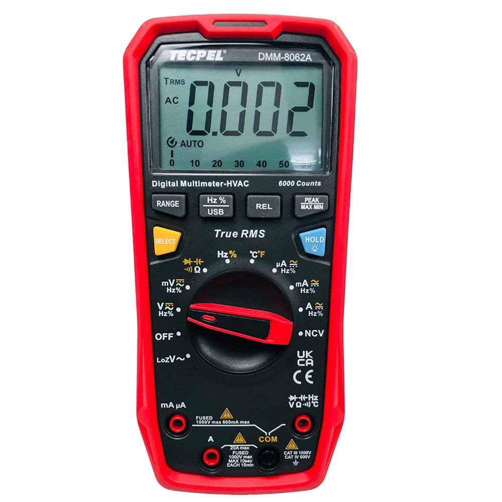 Multimètre numérique - DMM-8062A - Tecpel Co., Ltd. - portable / 1000 V ...