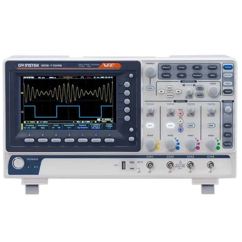Oscilloscope numérique - GDS-1104B - Tecpel Co., Ltd. - sur table / 4 voies