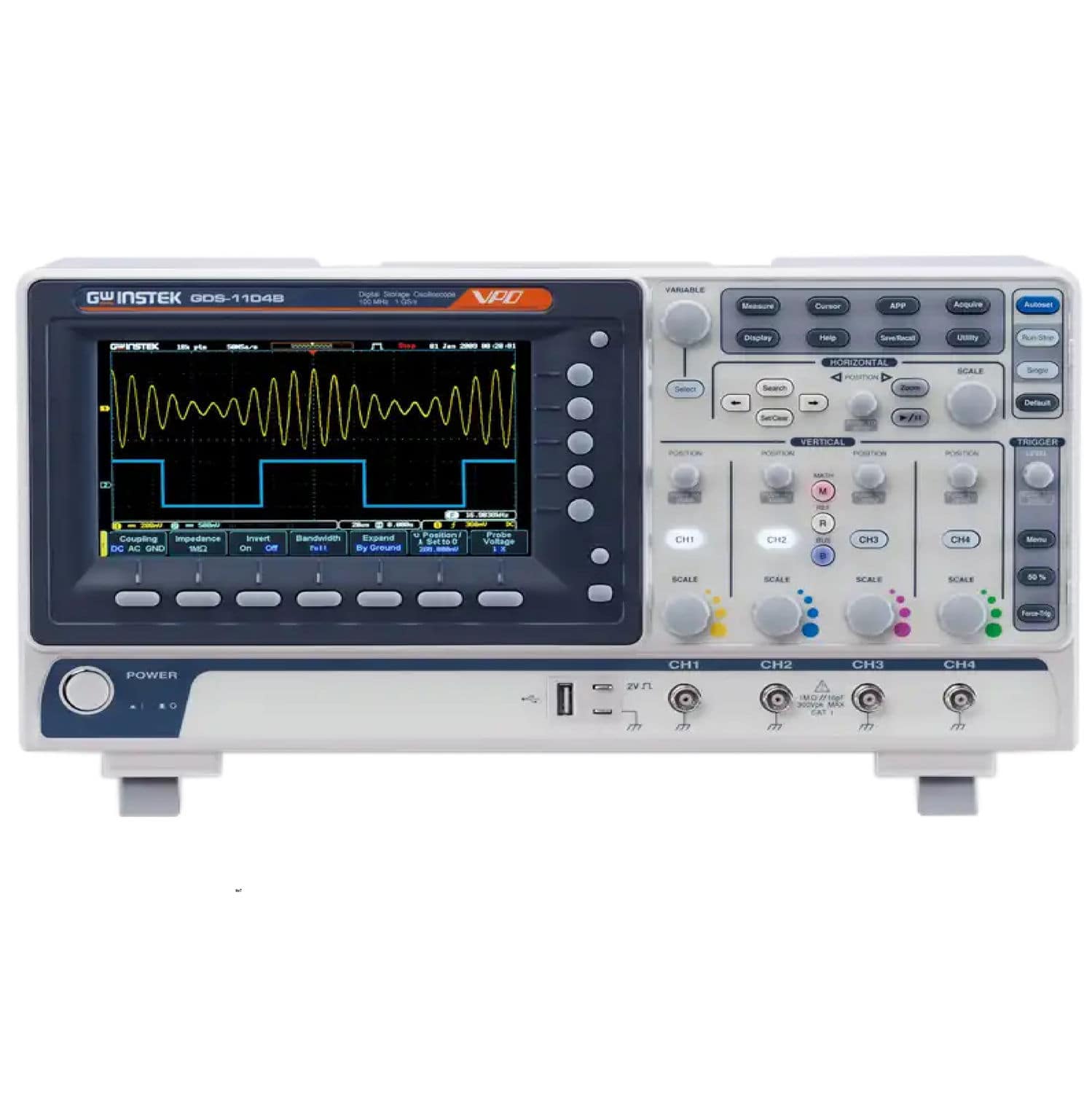 Oscilloscope numérique - GDS-1102B - Tecpel Co., Ltd. - sur table / 2 ...