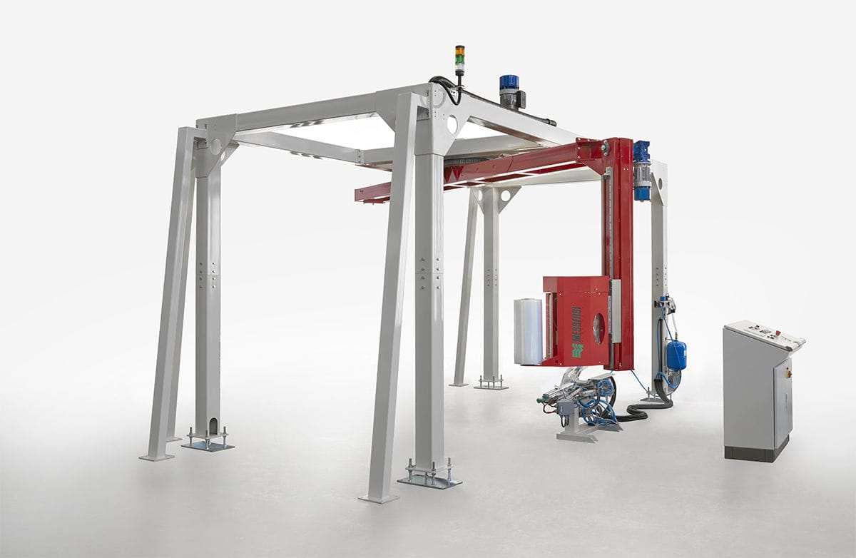 Banderoleuse à bras tournant - RA300 - MESSERSI' PACKAGING ...