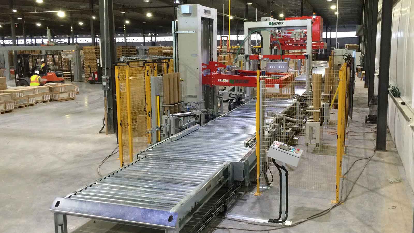 Ligne de conditionnement pour produits en céramique - MESSERSI' PACKAGING