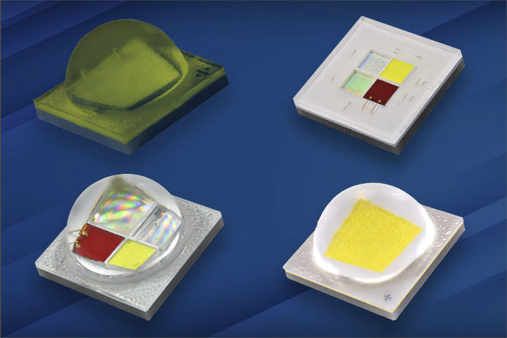 LED blanche - XM-L series - Cree - multicolore / ronde / compacte