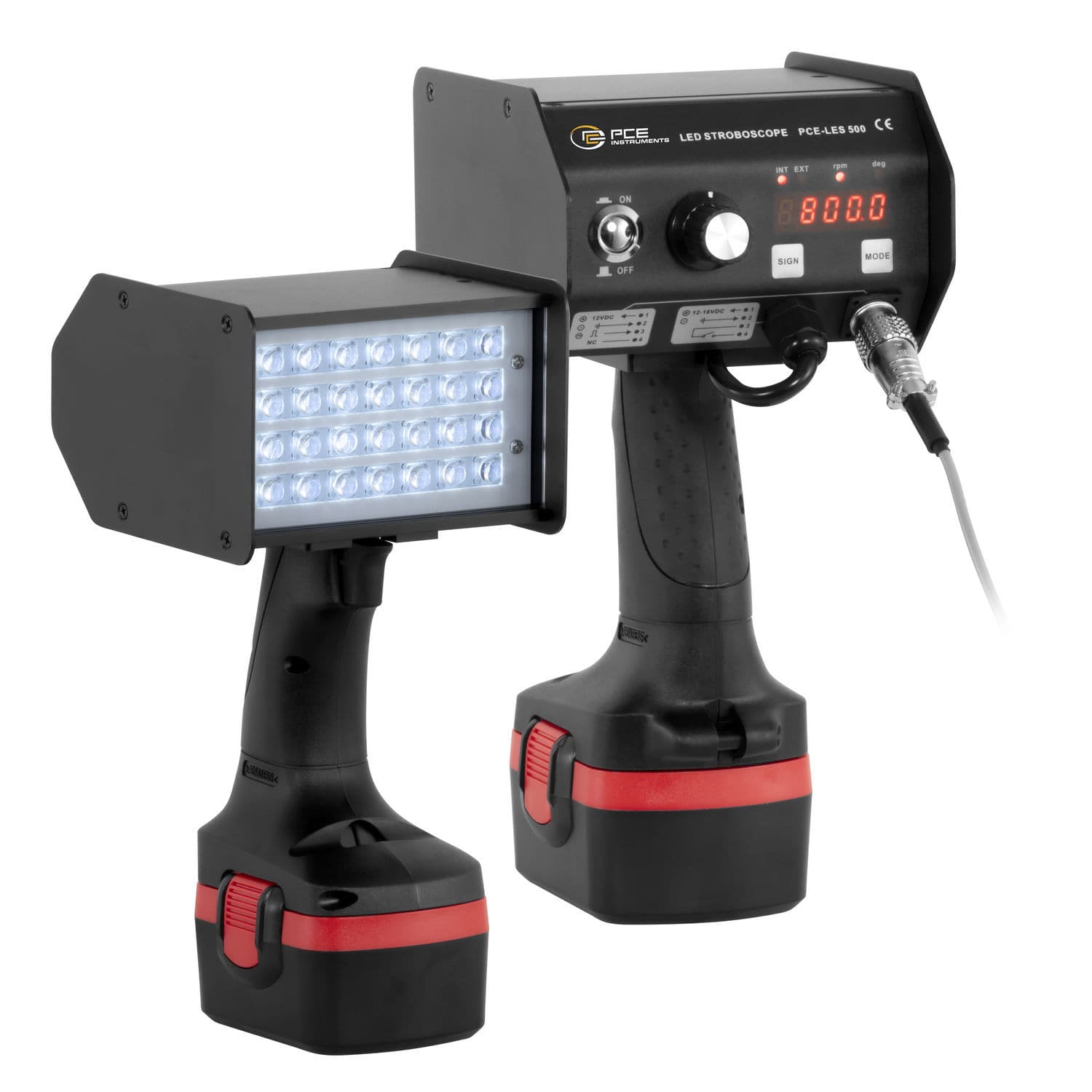 Stroboscope à LED - PCE-LES 500 - PCE Deutschland GmbH - portable