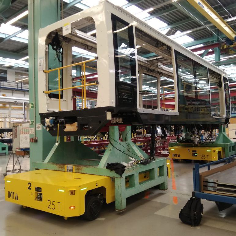 Chariot automoteur électrique - DTA - à 2 essieux