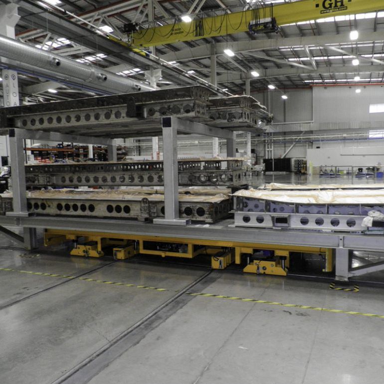 Chariot automoteur électrique - DTA - pour fortes charges / sur rail