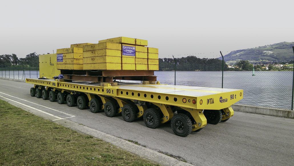 Chariot automoteur diesel - DTA - plus de 6 essieux / pour fortes charges