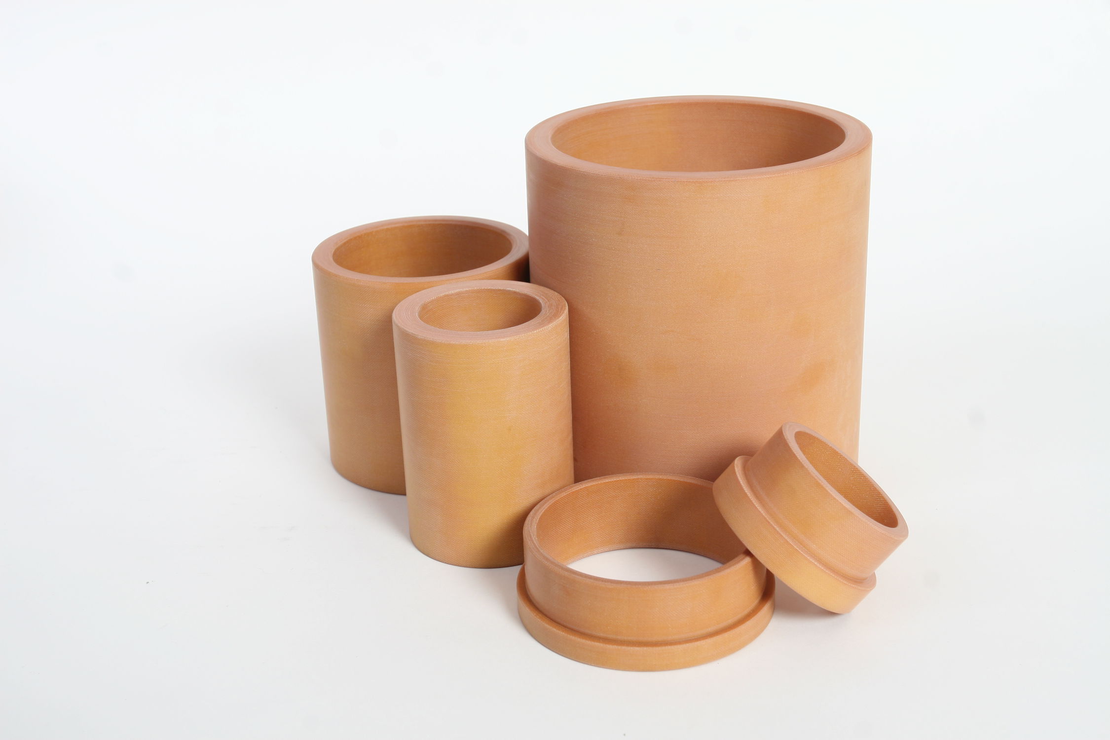 Palier lisse radial - CN10 - SOLTRI - à bride / cylindrique / en composite