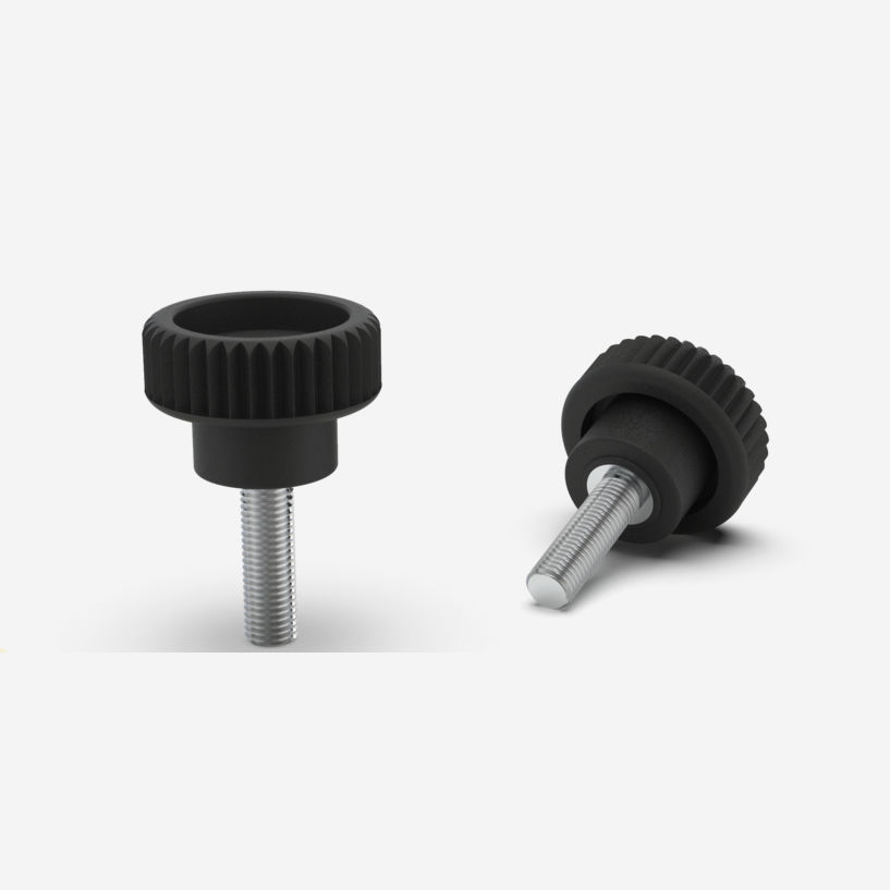 Vis moletée en plastique - BK38.0078 series - Bäcker - en acier