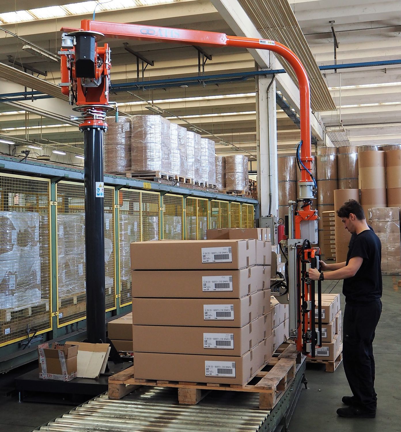 Bras manipulateur pneumatique / avec prise / avec ventouse / pour ...