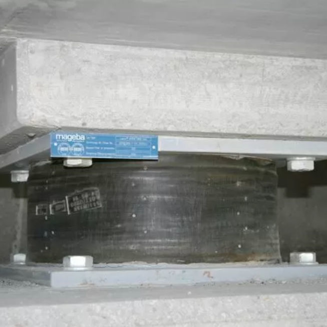 Amortisseur mécanique - LASTO-HDRB - mageba - pour constructions / de ...