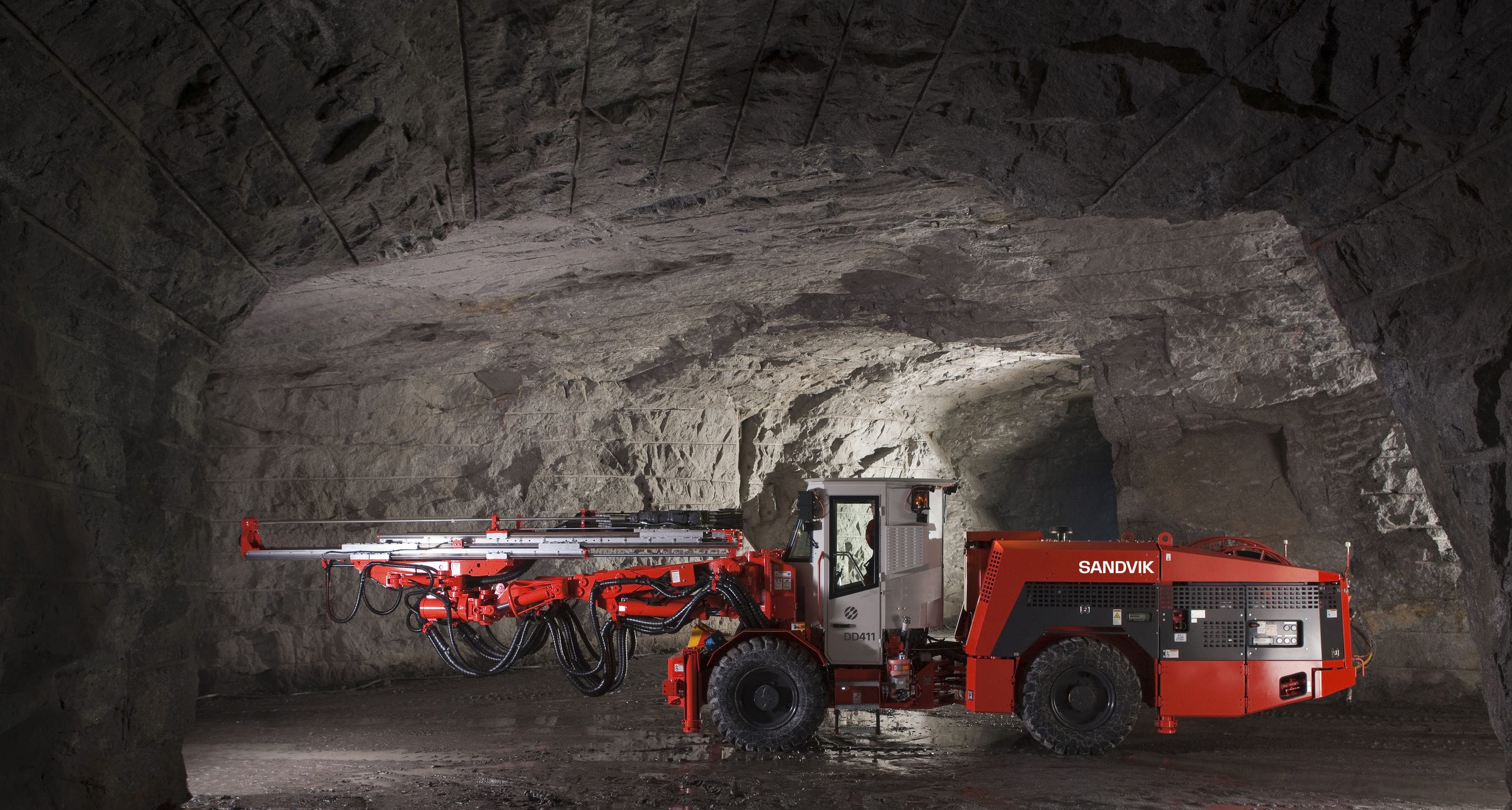 Foreuse jumbo pour tunnels - DD411 - Sandvik Mining and Rock Technology