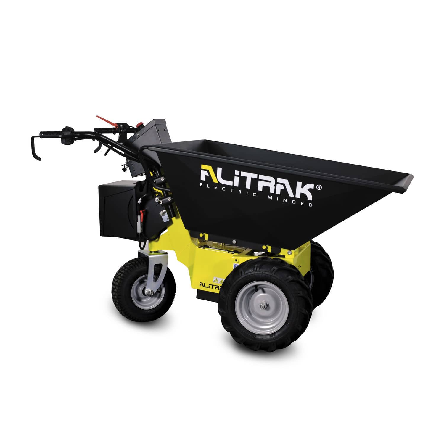 Mini-dumper à roues - DT300E - ALITRAK S.r.l - électrique / à déchargement frontal / à benne ...