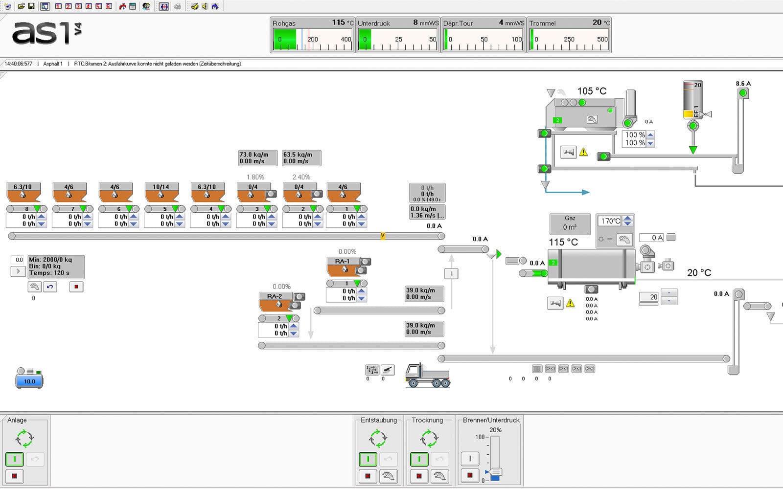 Logiciel de contrôle - AS1 - Ammann