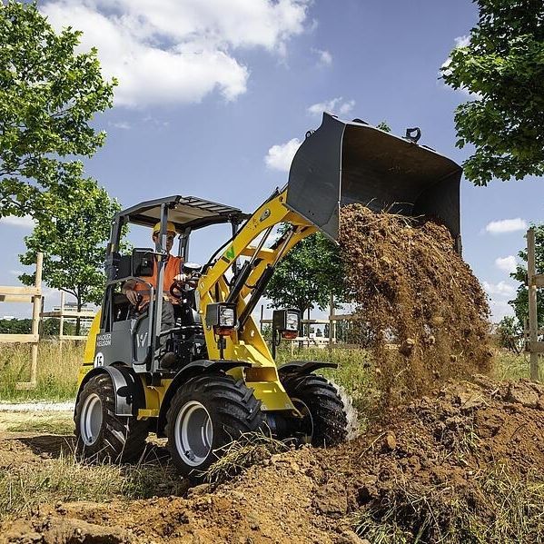 Chargeuse à roues - WL20e - Wacker Neuson SE - pour chantier