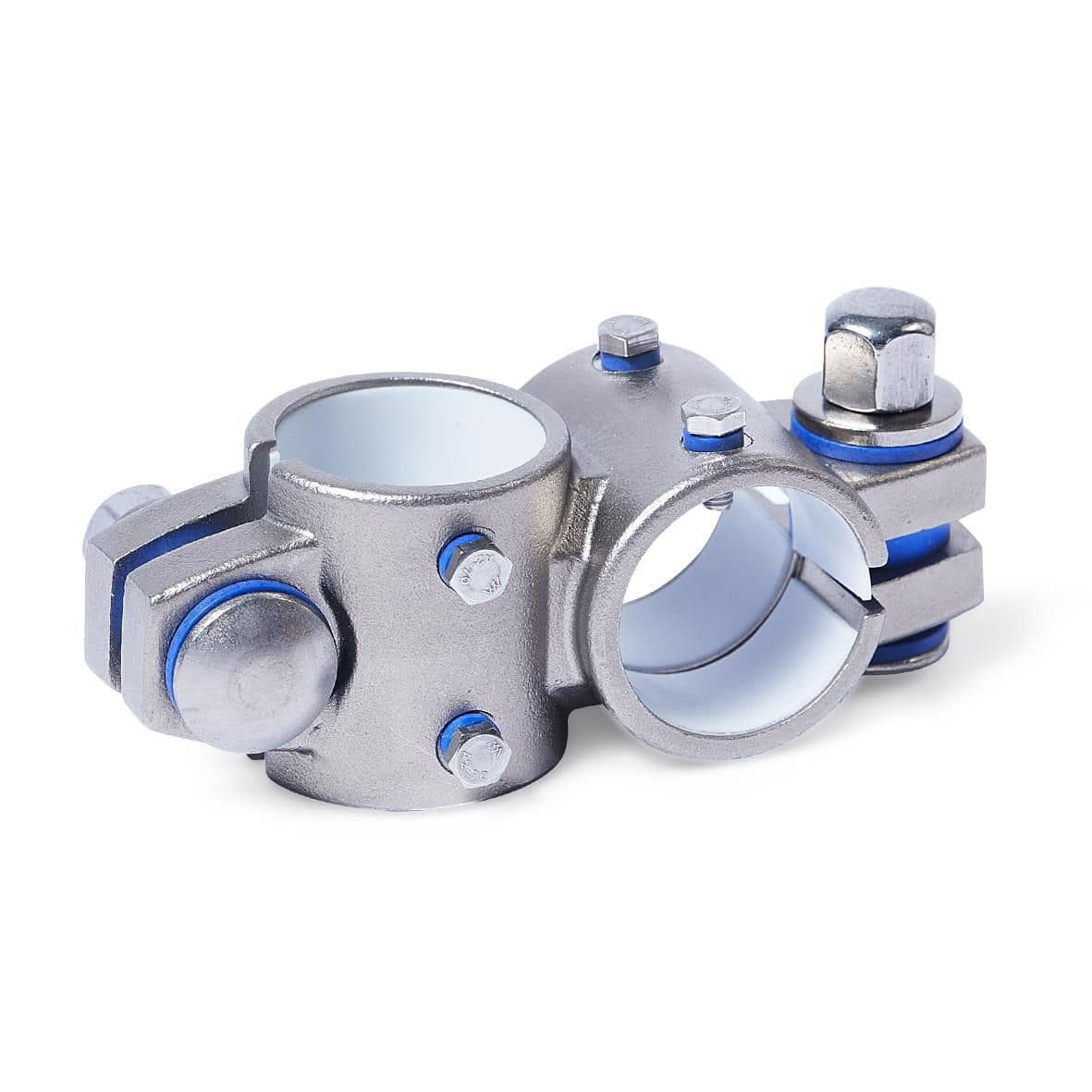 Connecteur de tube rond - KE.Z - Inocon GmbH - en croix / en acier inox ...