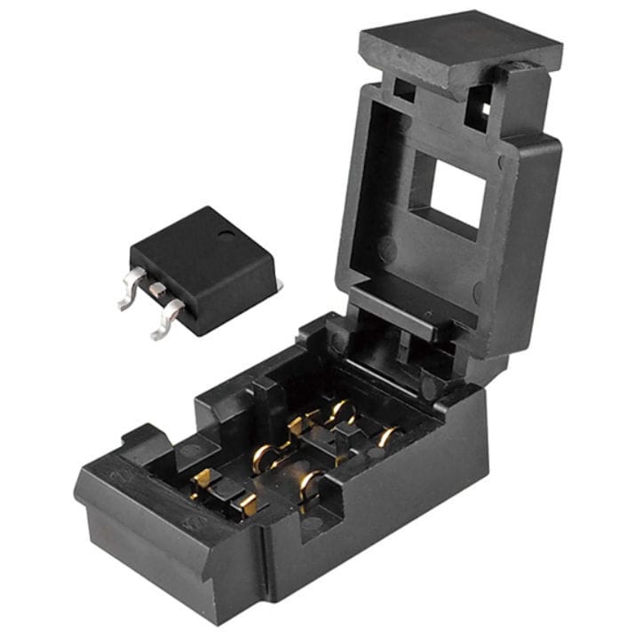 Socket de test pour transistor outline - GU16-TO263-K-S1045X103 - JC ...