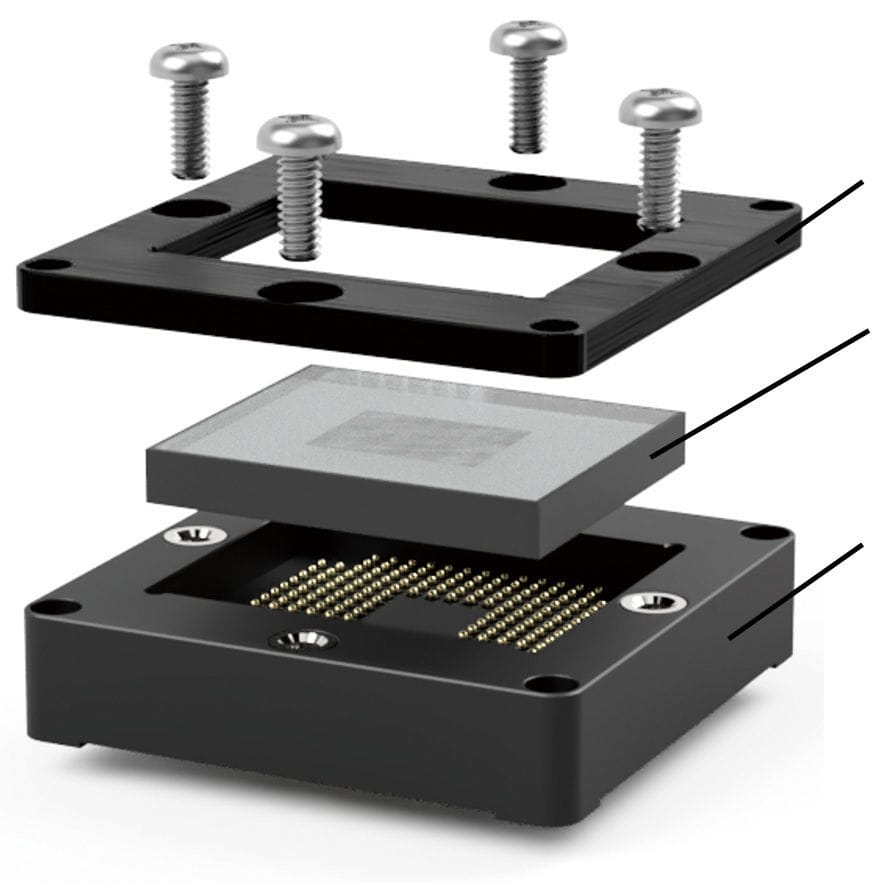Socket de test de rodage - LGA Series - JC CHERRY INC. - manuel