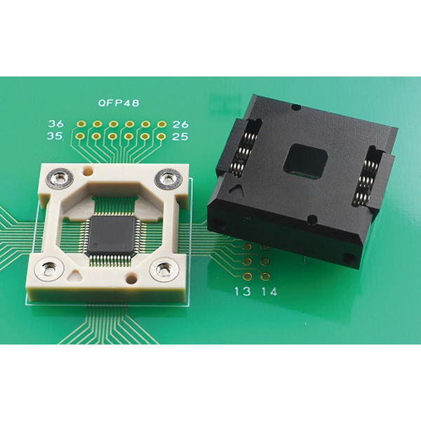 Socket de test à enclenchement - DCL-QFP1414-100-P050 - JC CHERRY INC ...