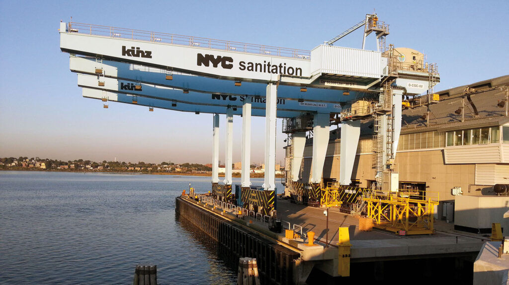 Portique sur rail - RMG - Künz GmbH - en acier / monopoutre