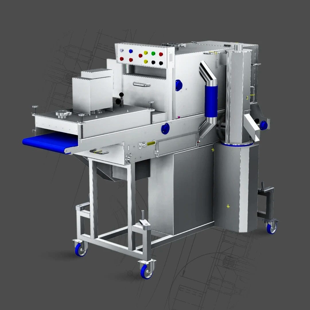 Enrobeuse automatique - PRE-DUST 6BA - MTS srl - en continu / de farine