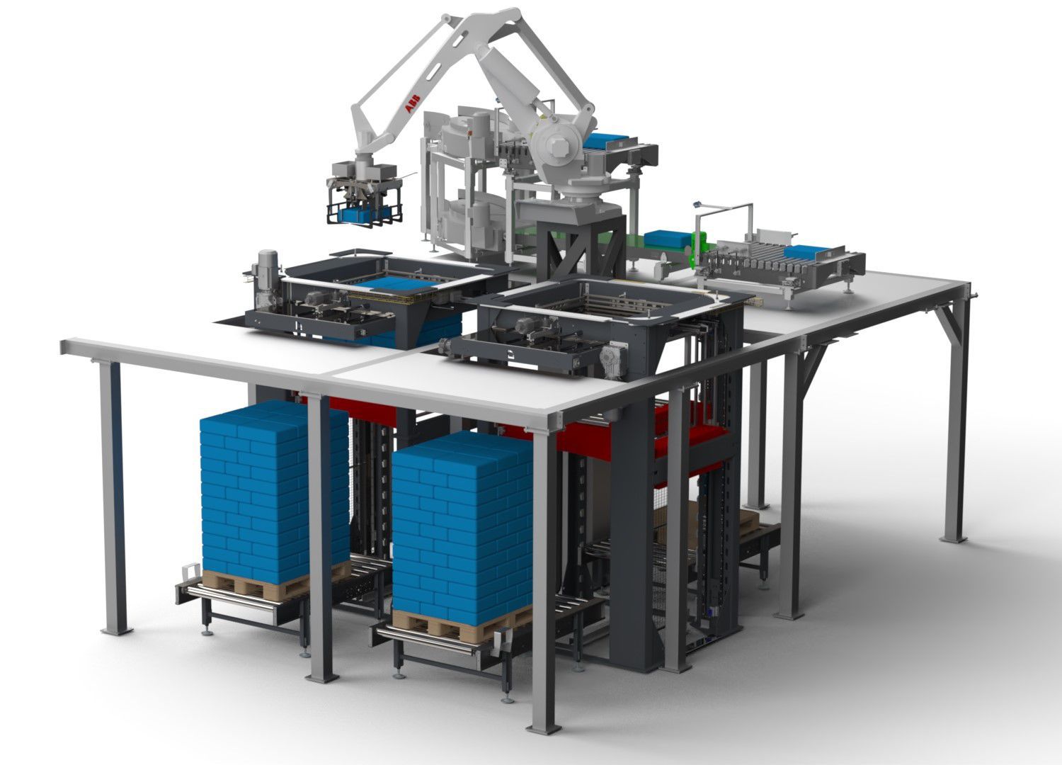 Système de palettisation robotisé - Brolla - pour palettes ...