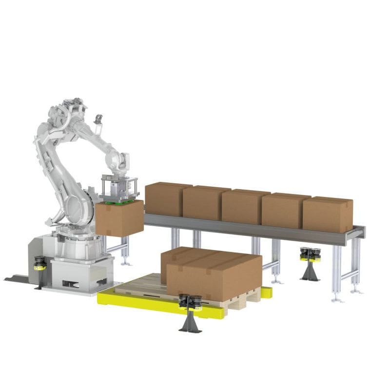 Cellule robotisée de dépalettisation - DP - Goldfuss engineering GmbH
