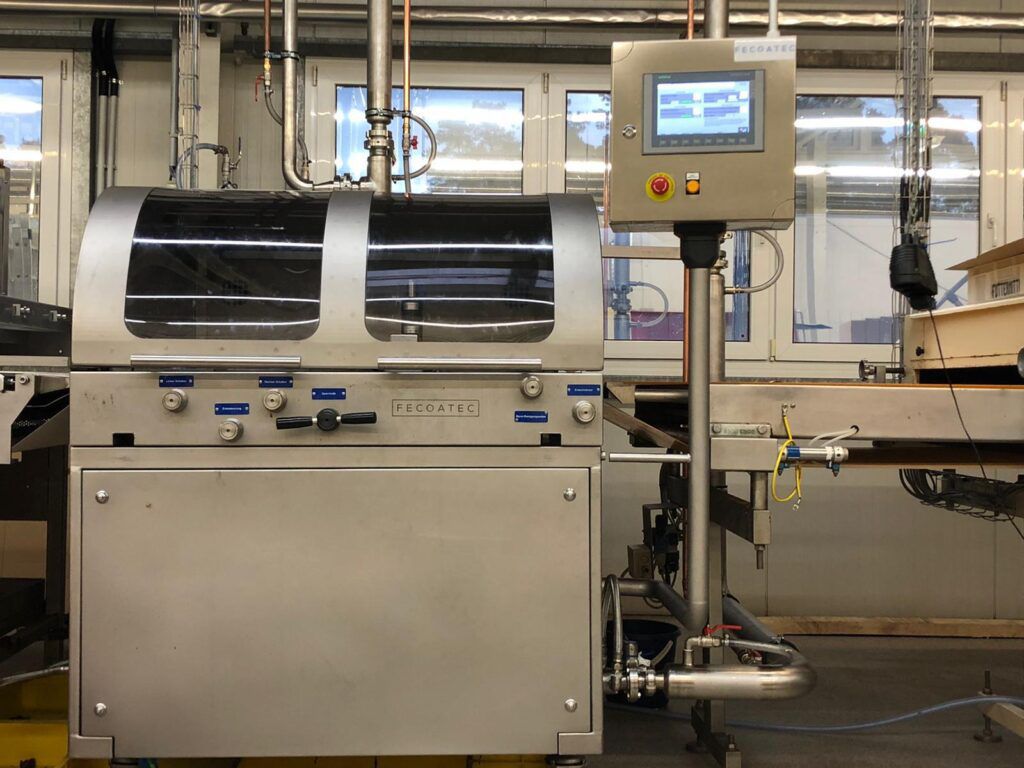 Machine d'enrobage de chocolat - ENROULTRA - FECOATEC s.l. - pour l ...