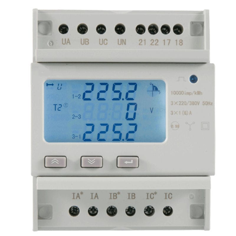 Compteur d'énergie électrique triphasé - KET-PMT-218 - Kerberos Srl ...