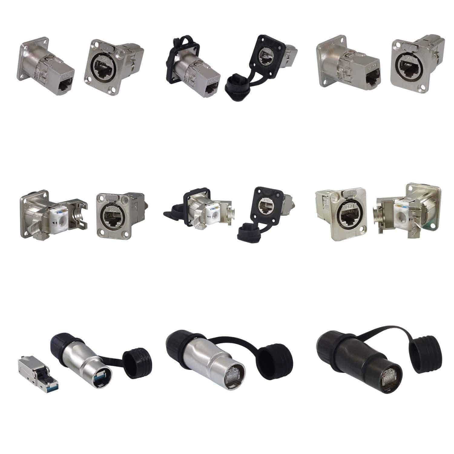 Connecteur push-pull - QCPT01000 - EmCom Technology Inc. - de données / audio/vidéo / RJ45