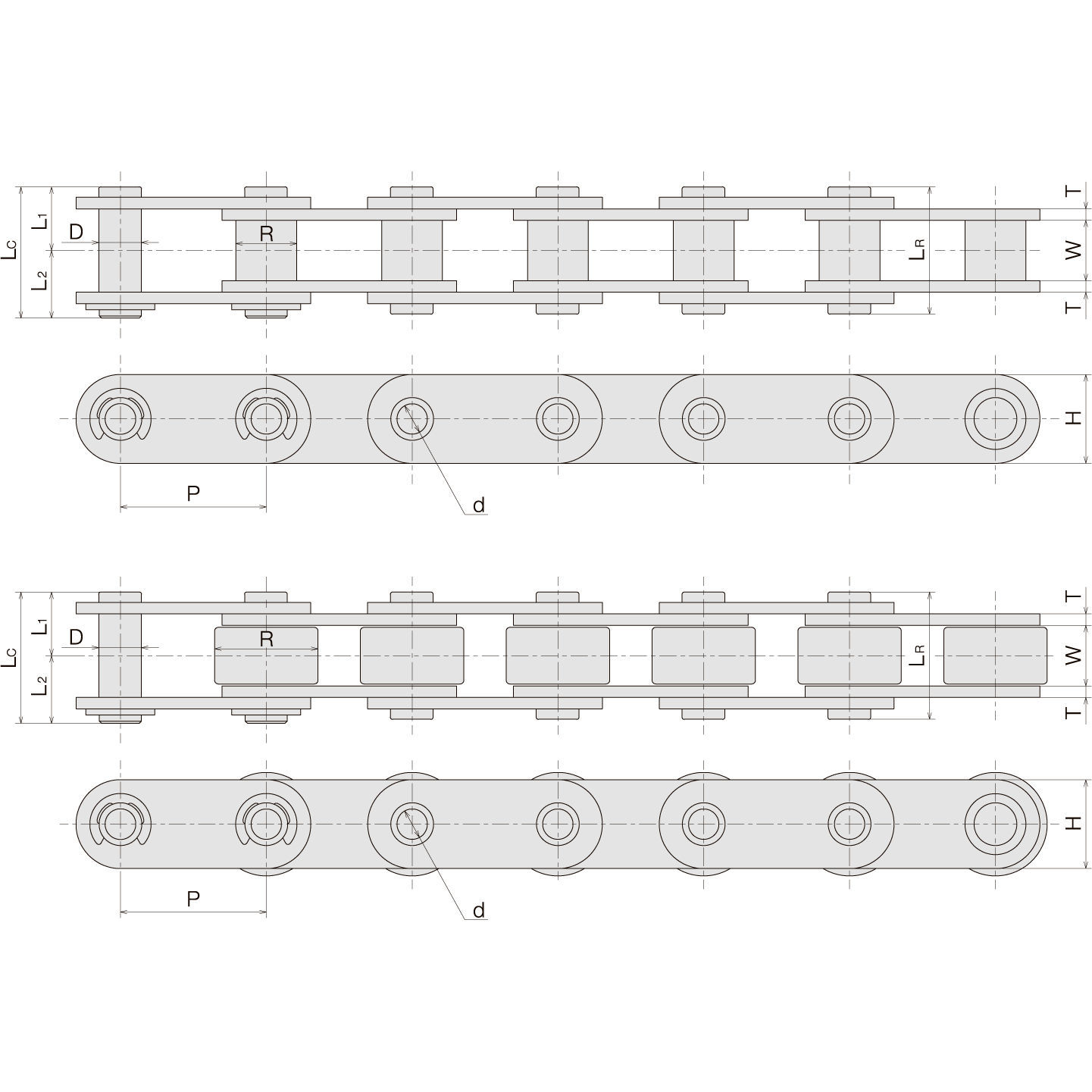 Chaîne à axe creux - SL HP - Sugiyama Chain Co., Ltd. - de transmission ...