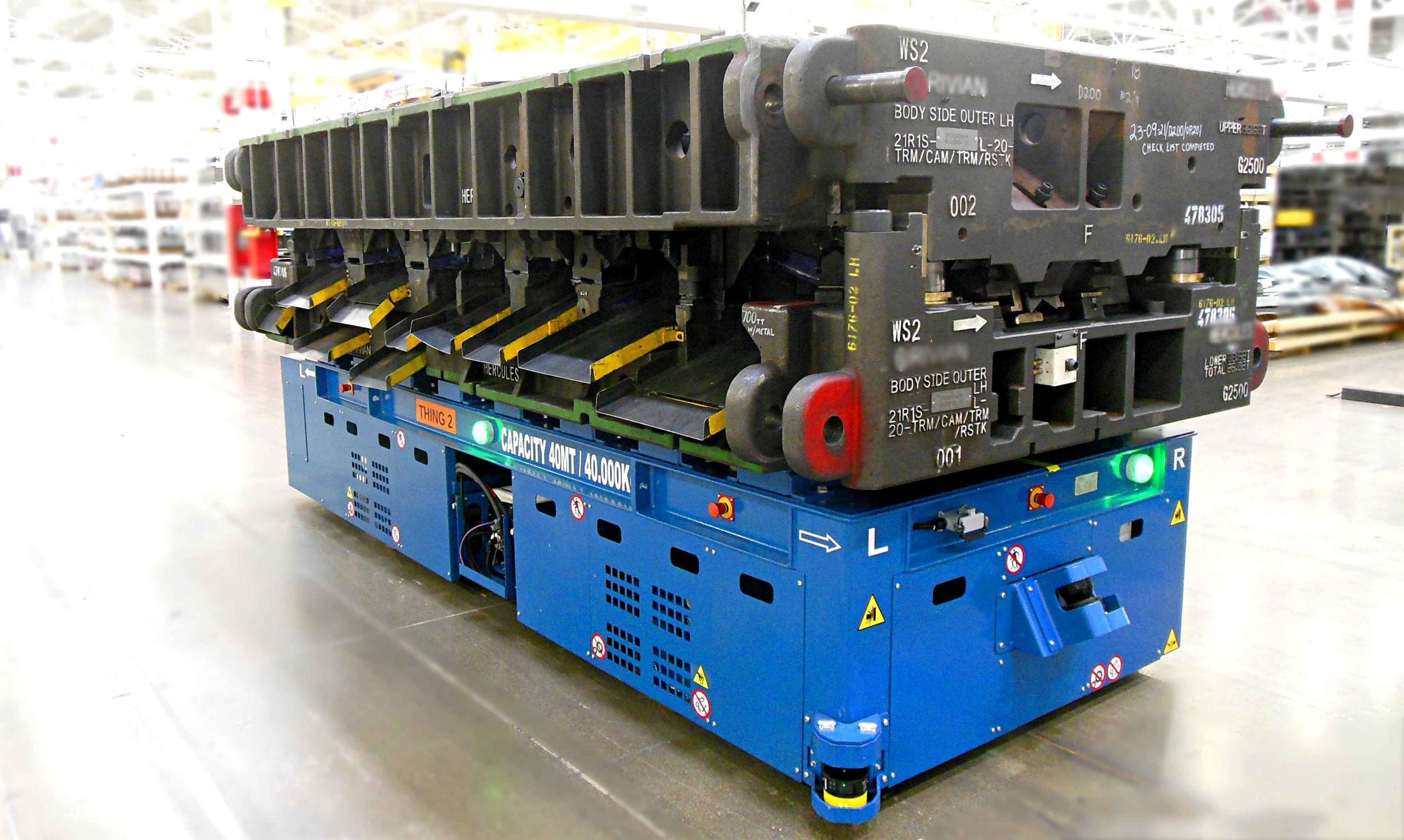 AGV de manutention - MORELLO USA - électrique / omnidirectionnel / avec plateforme