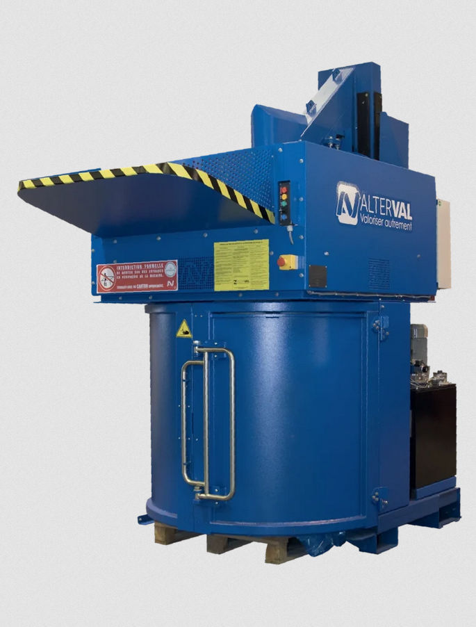 Compacteur de sacs en bois - VALPAK ® - ALTERVAL - carton / pour ...