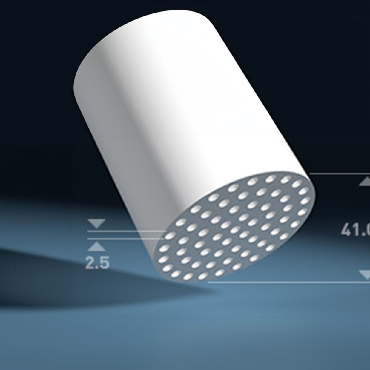 Membrane pour filtration - Typ 61/2.5 - 1500 - atech innovations GmbH - en céramique ...