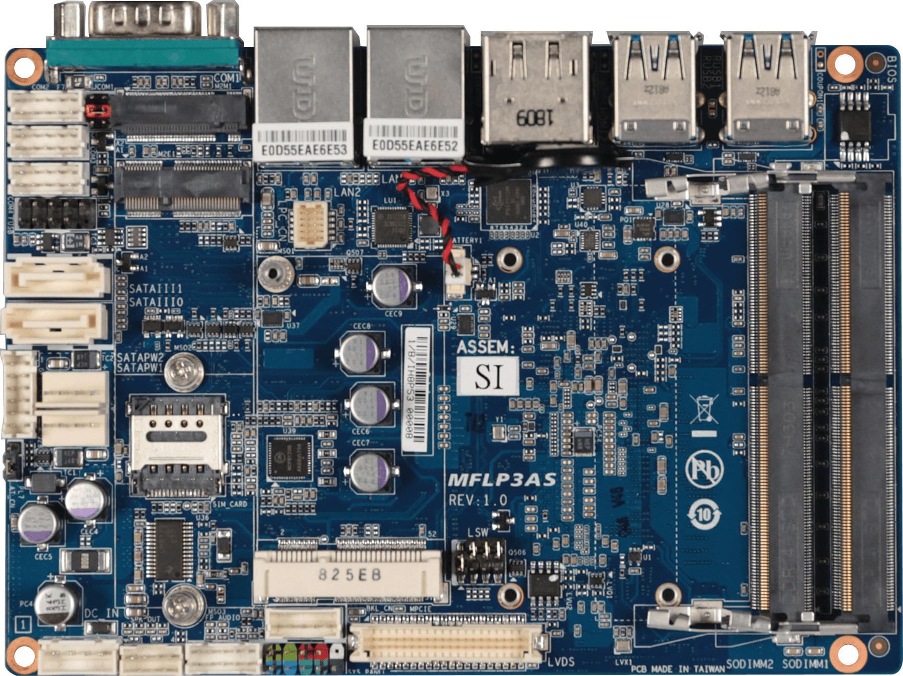 Carte mère 3.5" SubCompact - QBiP-7100AT - GIGAIPC - Dual Core / Intel ...