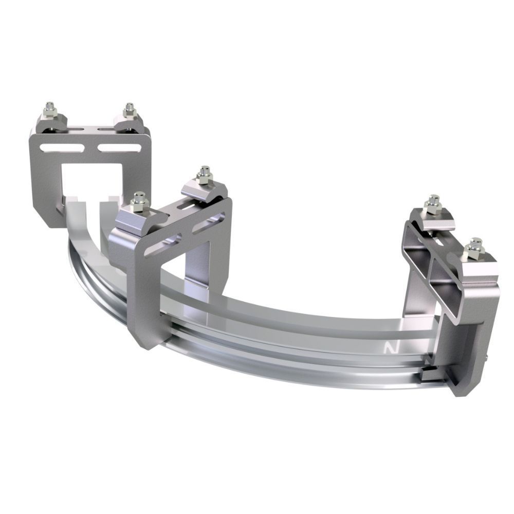 Convoyeur courbe - JOSE BERNAD, S.L. - birail / aérien / horizontal