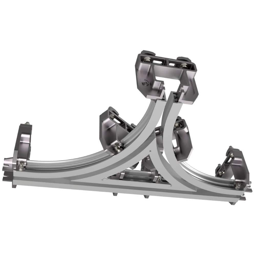 Convoyeur aérien - JOSE BERNAD, S.L. - birail / courbe / de transport