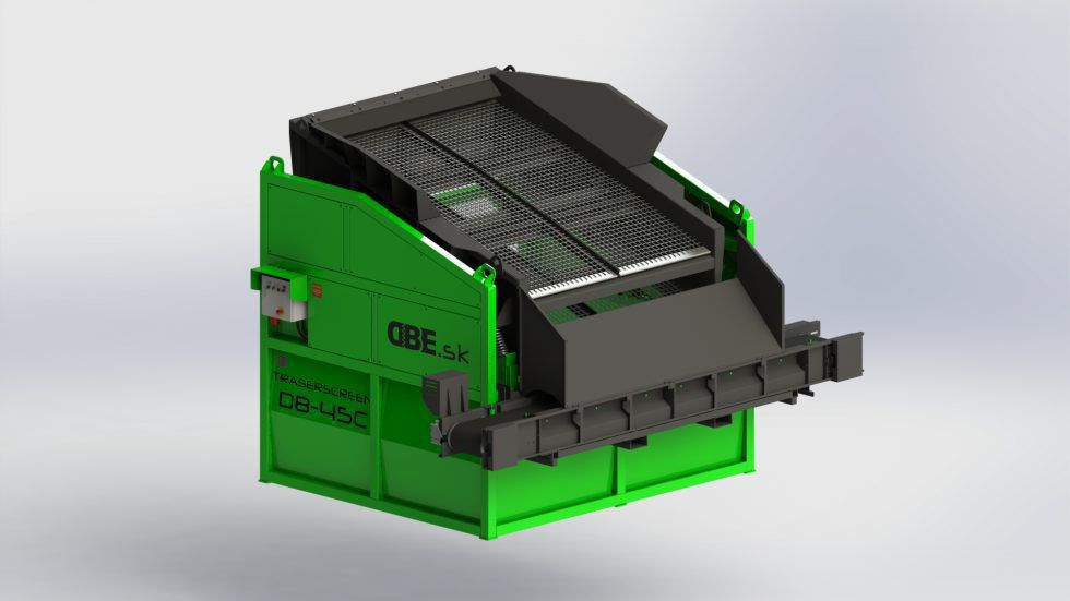 Crible pour chantier de construction - DB-45C - dbe.sk - vibrant ...